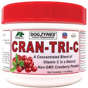 dogzymes cran tri c urinary tract support, vitamin c blend, 1418mg per teaspoon (1 pound)