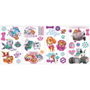 roommates paw patrol girl pups peel and stick wall decals