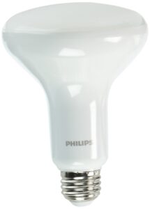 philips dimmable br30 bulb soft white light/warm glow effect 65w replacement 7.2w led