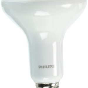 PHILIPS Dimmable BR30 Bulb Soft White Light/Warm glow effect 65W replacement 7.2w LED