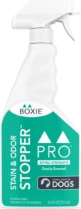 boxie® pro™probiotic gently scented stain & odor stopper™ for dogs, 24 oz boxiecat