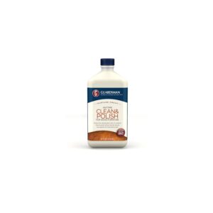 guardsman clean & polish for wood furniture, cream polish 16 oz 461500 by guardsman