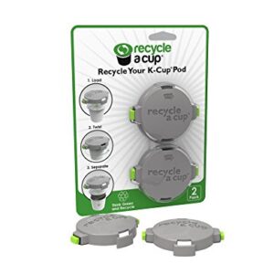 Medelco Recycle A Cup - Coffee or Tea Pod Recycling Tool - Compatible with K-Cups - Best Single Serve Coffee Pod Recycling Tool - K Cup Recycling - Single Serve Pod Cutter (pack of 2)