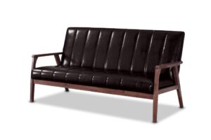 baxton studio bbt8011a2-brown sofas, 29.45lx63.38wx31.59h, dark brown