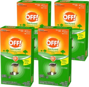 off! mosquito lamp refills (pack - 4)