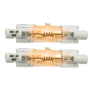 hqrp 2-pack bulb 150w 25v dental halogen lamp for pelton & crane 006681 3321879 017133 98-0775 150t4q/cl25v jpd25v-150wg1 fits lf+ lf-3 lf-2 lf1 lf 2470 light fantastic 1 i 2 ii 3 iii 6520000000158