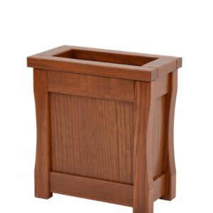 Small Wooden Trash can. Mission Style. Oak. TE-823