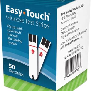 Easy Touch Blood Glucose Test Strips, 150 Count