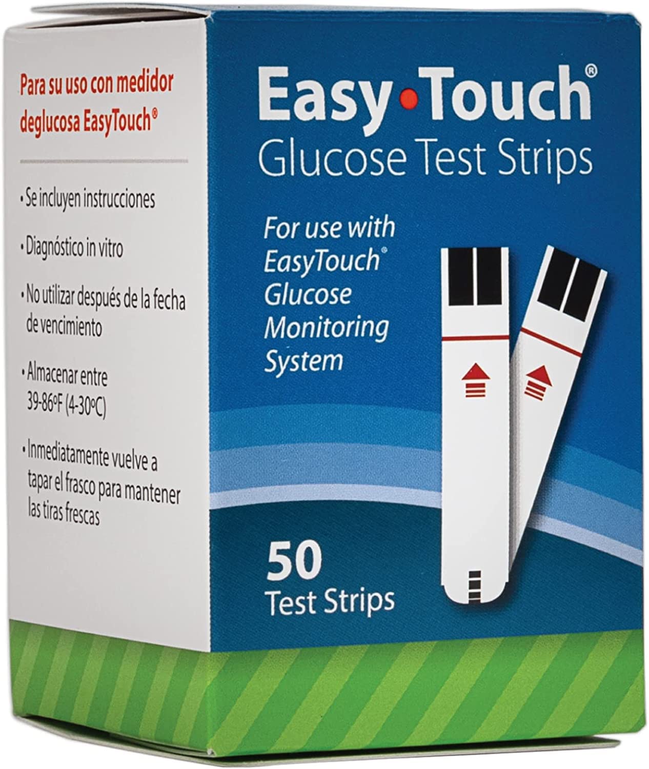 Easy Touch Blood Glucose Test Strips, 150 Count