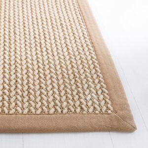 SAFAVIEH Natural Fiber Collection Area Rug - 8' x 10', Beige, Sisal Design, Easy Care, Ideal for High Traffic Areas in Living Room, Bedroom (NF475B)