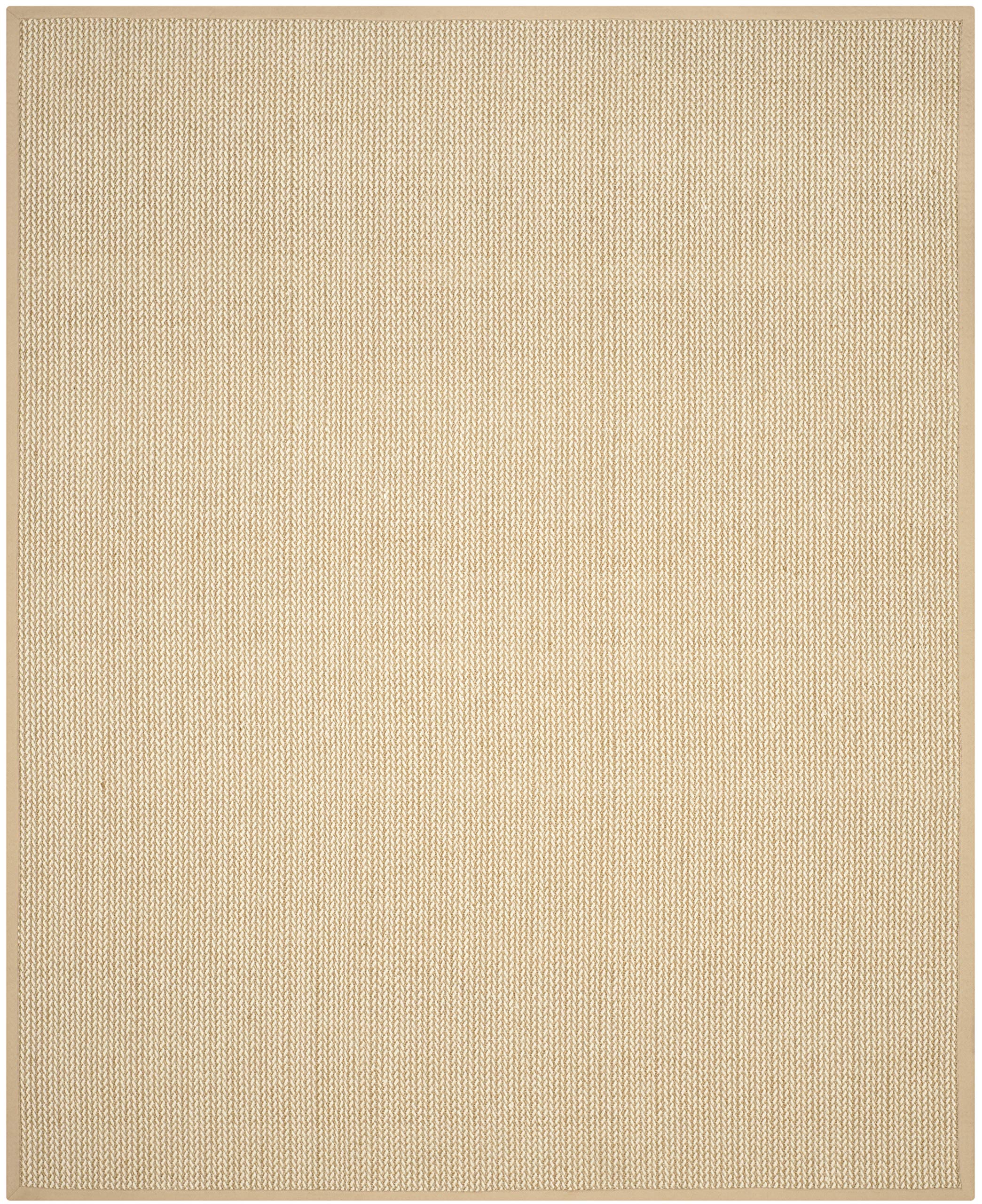 SAFAVIEH Natural Fiber Collection Area Rug - 8' x 10', Beige, Sisal Design, Easy Care, Ideal for High Traffic Areas in Living Room, Bedroom (NF475B)