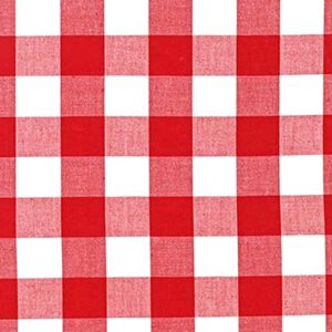 robert kaufman carolina gingham check one inch red