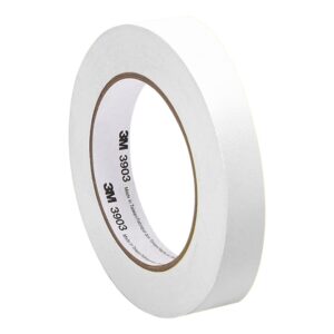 3m white vinyl/rubber adhesive duct tape 3903, 0.75-50-3903-white 12.6 psi tensile strength, 50 yd. length, 0.75" width