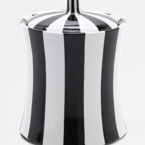 Jonathan Adler Secrets Canister, Black/White, One Size