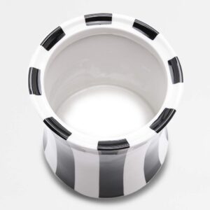 Jonathan Adler Secrets Canister, Black/White, One Size