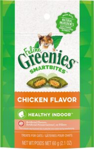 greenies smartbites healthy indoor chicken - 2.1 oz, pack of 4