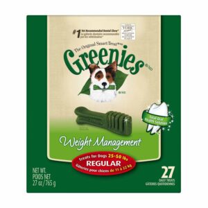 greenies weight management canister reg 27ct