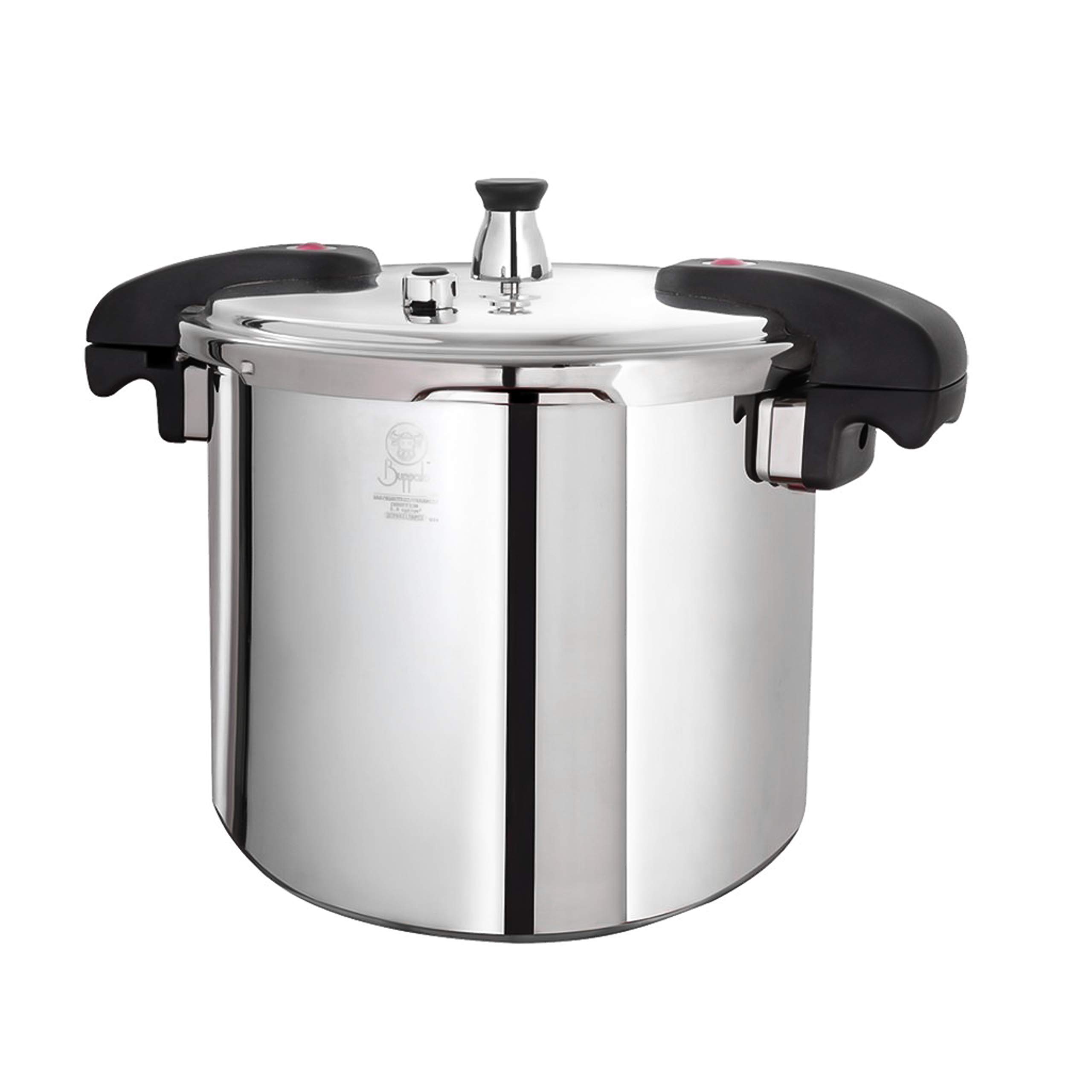 Buffalo 15 Quart Pressure Cooker Stainless Steel - Large Canning Pot with Lid for Home, Commercial Use - Easy to Clean Induction Stove Top Pressure Canner, Can Cooker - SG Certificate QCP415