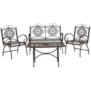 safavieh 4 piece outdoor collection sophie patio set