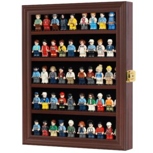 displaygifts minifigures dimensions display case thimble wall mount cabinet door lockable lg-cn30 mahogany