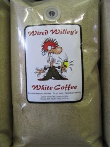 wired willey's white coffee ground espresso (4# bag)