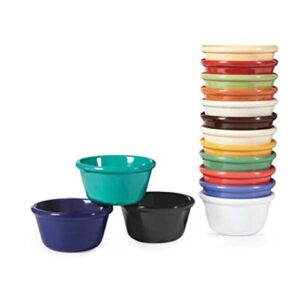 g.e.t. rm-400-fg 4 oz. ramekin, break resistant, melamine, rainforest green (pack of 12)