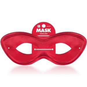 amscan fabric super hero domino eye mask, 8.25inch x 2.87inch, red