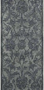 SAFAVIEH Antiquity Collection 2'3" x 6' Grey/Multi AT824B Handmade Traditional Oriental Premium Wool Runner Rug