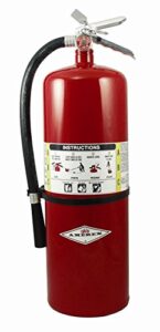 amerex a411 abc dry chemical fire extinguisher with aluminum valve, 20 lb.