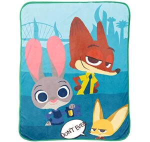 disney/pixar zootopia 'bunny ears' plush throw, 50" x 60”