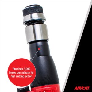 AIRCAT Pneumatic Tools 5100-A-T: .401-Inch Shank Composite Medium Stroke Air Hammer 3,000 BPM - Hammer