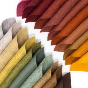 21 felt sheets mix color fall colors collection merino wool blend felt sheets crafting, sewing, general 6"x6" squares