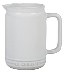 le creuset stoneware sauce jar, 20 oz., white