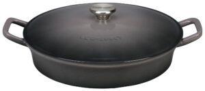 le creuset of america enameled cast iron fait tout, 3 3/4 quart, flame