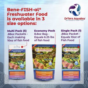 DrTim's Aquatics Bene-Fish-al® Freshwater Fish Food - Single-Pack 0.88 oz. Pouch