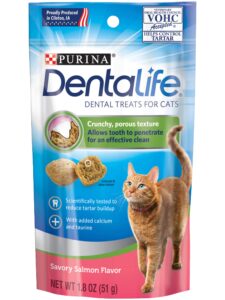 purina dentalife dental treats for cats savory salmon