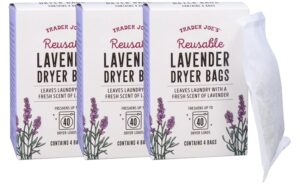 trader joes lavender dryer bags (pack of 3) by trader joe's