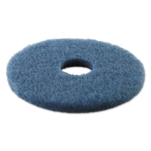 boardwalk bwk4013blu 13 in. scrubbing floor pads - blue (5/carton)