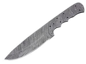 coldland handmade damascus steel blank blade for knife making - 9" hand forged knife blanks full tang steel blade - knife blanks for diy knives making blades - perfect knife making supplies sb39