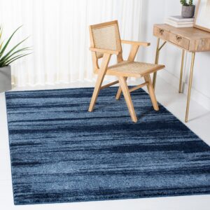 safavieh retro collection accent rug - 4' x 6', light blue & blue, modern abstract design, non-shedding & easy care, ideal for high traffic areas in entryway, living room, bedroom (ret2693-6065)