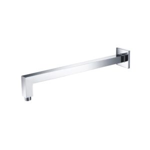 isenberg hs1011sacp wall mount square shower arm - 16" (400mm) - with flange - chrome