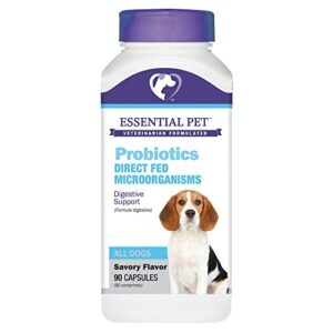 essential pet probiotics with direct-fed microorganisms for digestive support in dogs