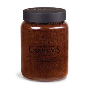 crossroads roasted espresso scented 2-wick candle, 26 ounce