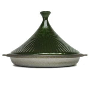 せともの本舗 Aluminum Products, Muscle Tajin Pot (Olive), Fluorine φ7.5 inches (19 cm), 7.5 x 5.5 inches (14 cm), 20.3 fl oz (600 cc), Direct Fire, Restaurant, Ryokan,