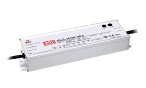 mean well hlg-100h-48 100 w single output 2 a 48 vdc output max ip67 switching power supply - 1 item(s)