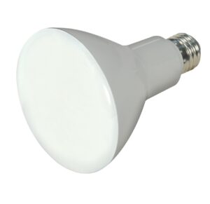 satco s9621 medium bulb in light finish, 5.19 inches, frosted white