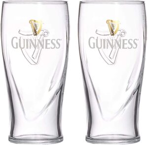 guinness half pint glasses - livery design by guinness