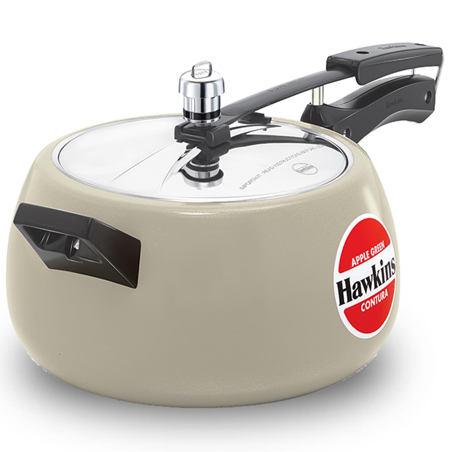 Hawkins Contura Pressure Cooker, 5 L, Apple Green