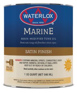 waterlox marine satin finish, 1 quart