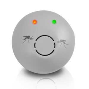 SereneLife PSLUMR8 Electronic Plug in Pest High Frequency Ultrasonic Eco Humane Home Indoor Repellent Control, Imitates Male Mosquito and Dragonfly Sounds, PSLUMR8